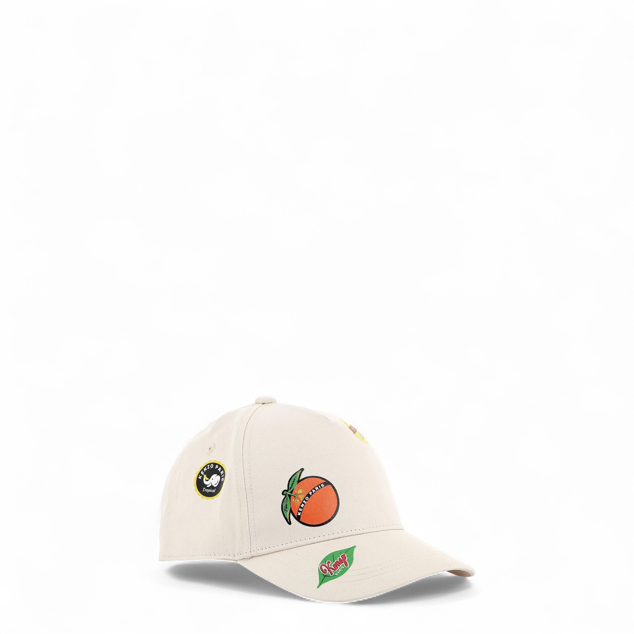 Kenzo Kids All Over Sticker Print Baseball Cap