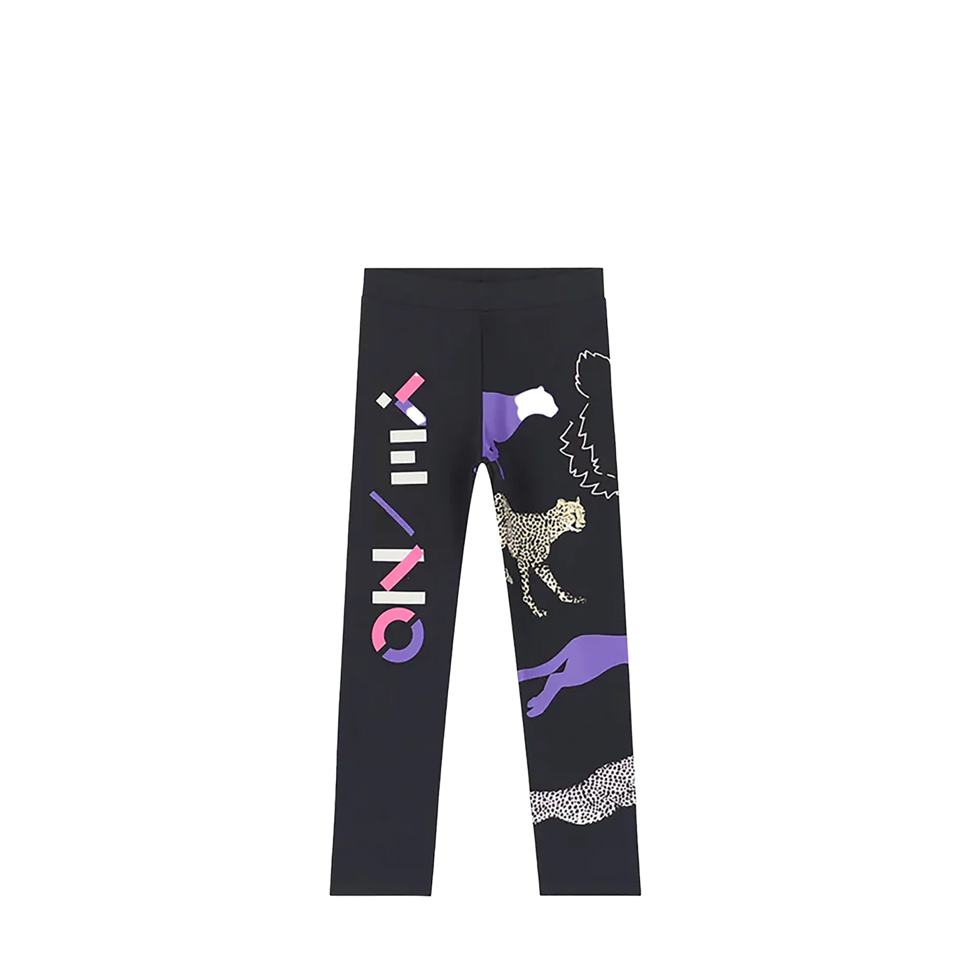 Kenzo Kids Animal Logo Print Leggings