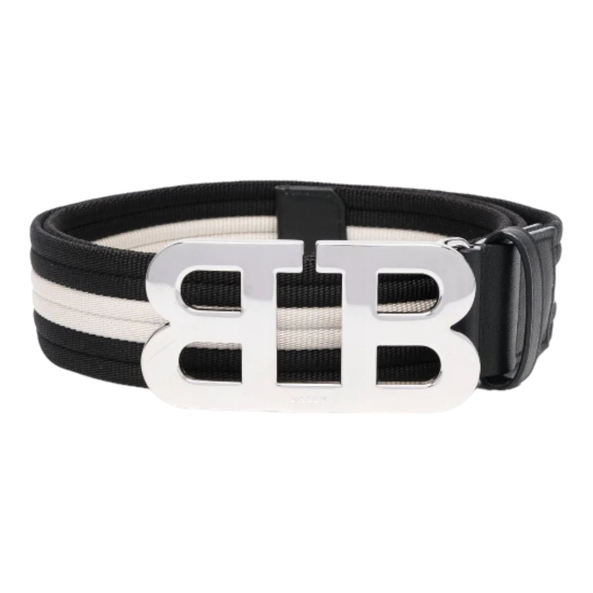 Bally Men's Mirror B Logo Striped Belt – Maison dé Bouchard